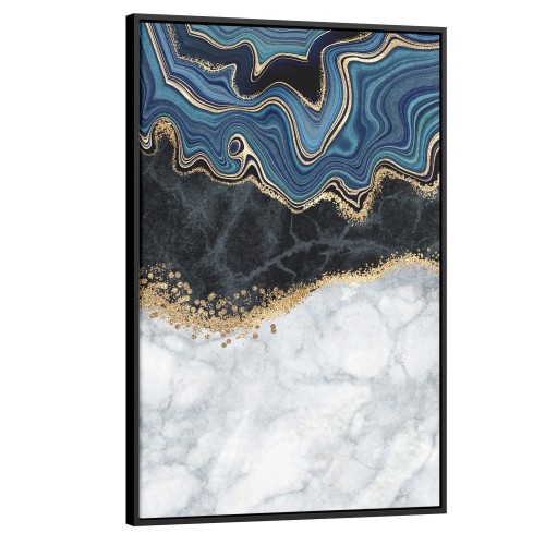 Quadro em canvas mármore acqua | Criações Criativas